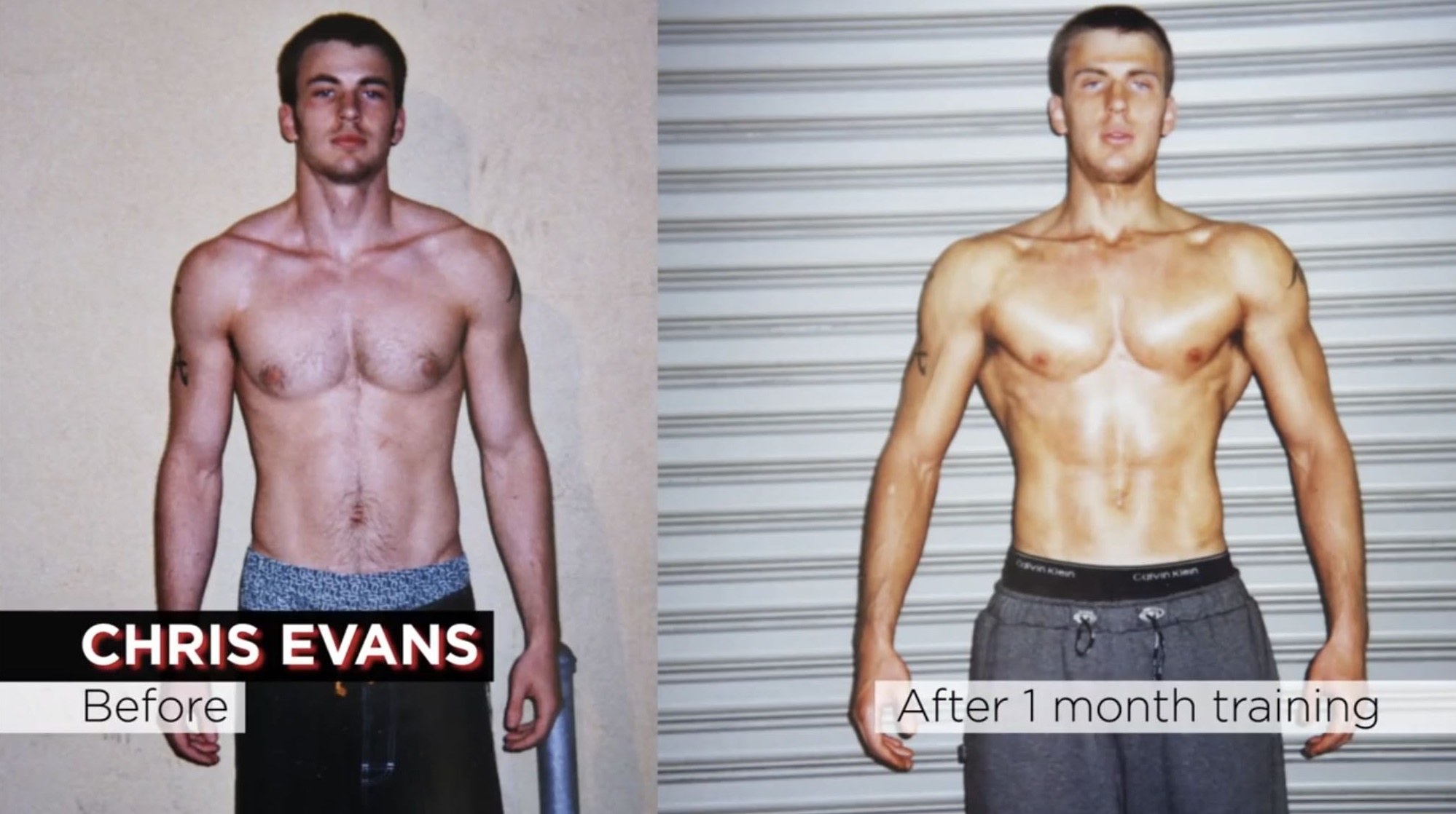 Rotina de treino de Chris Evans para Capitão América